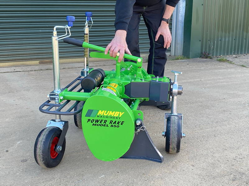 Power Box Rake Walk Behind Model | Mumby Machinery - Landscape ...